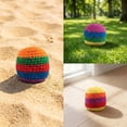 LEFXSMR Knitted Footbag, Hand Woven Kicking Ball, Soft Colorful Crochet ...