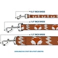 Buckle-Down Pet Leash, Dog Leash, Fox Face Tail Orange Natural, 6 Feet ...