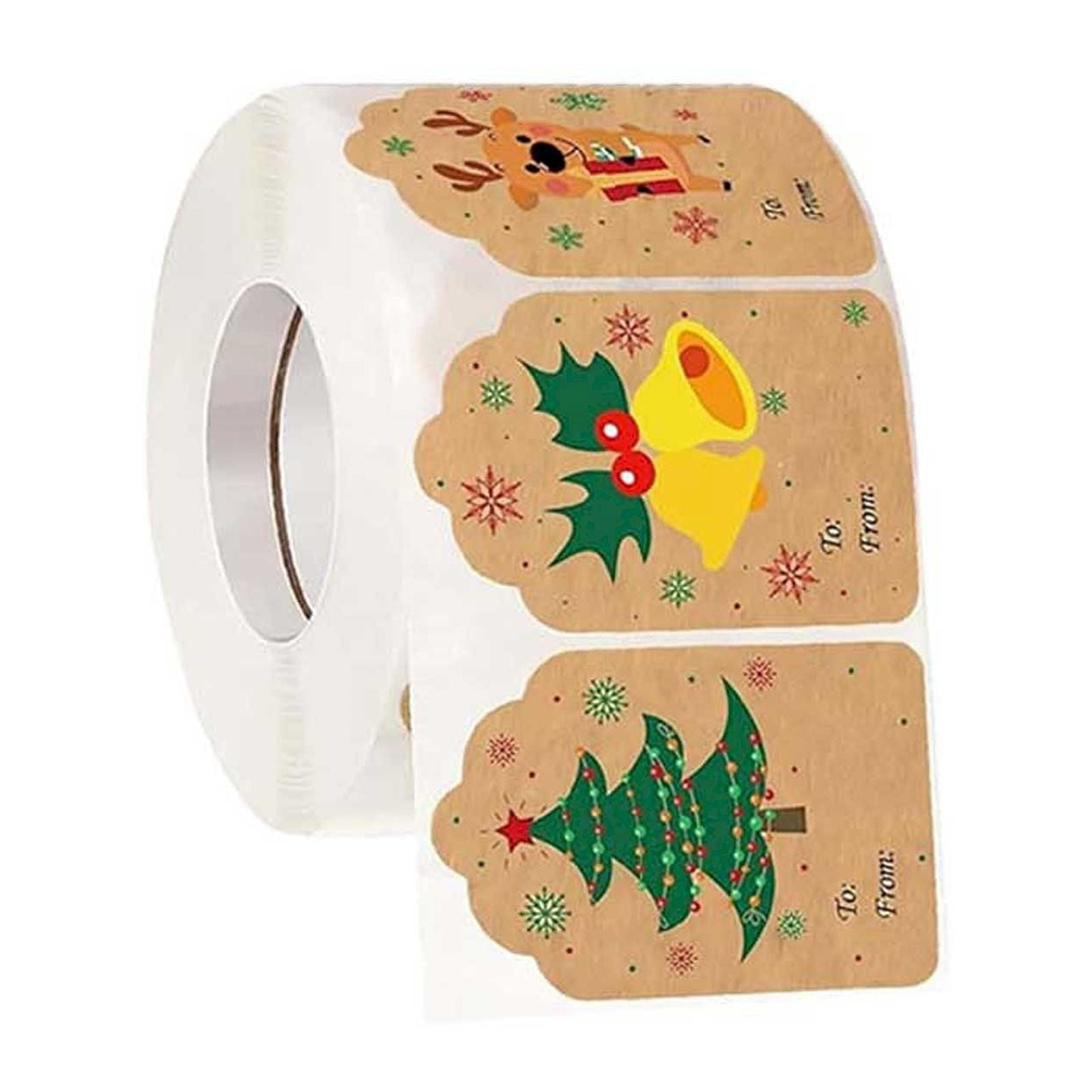 Click here for Uhgeax Christmas Packing Tags Adhesive Labels Holi... prices