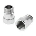 2Pcs M18x1.5mm Threaded O2 Oxygen Sensors Fitting Adapter for Standard ...