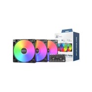 HYTE Flow FA12 Triple Fan Pack, 120mm PWM Case Fans, 1500RPM, 4-PIN ...