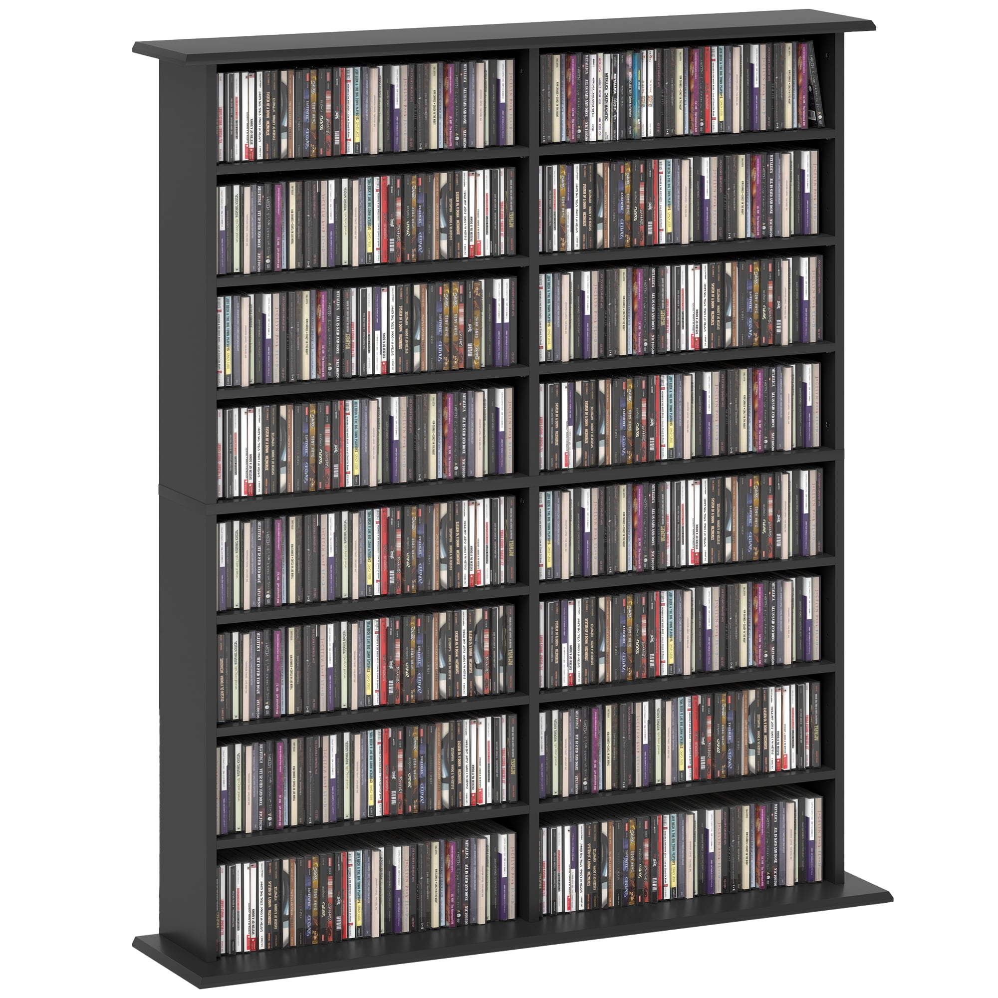 Click here for Homcom Media Storage Cabinet 8-Tier Dvd Shelf With... prices