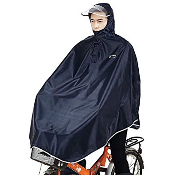 Rain poncho for camping bike raincoat rain cover with hood, poncho ...