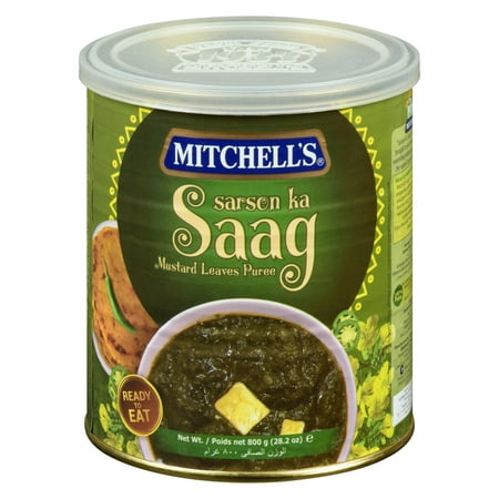 MITCHELL'S SARSOON SAAG (LARGE) 800GM, SARSOON SAAG (MUSTARD LEAVES ...