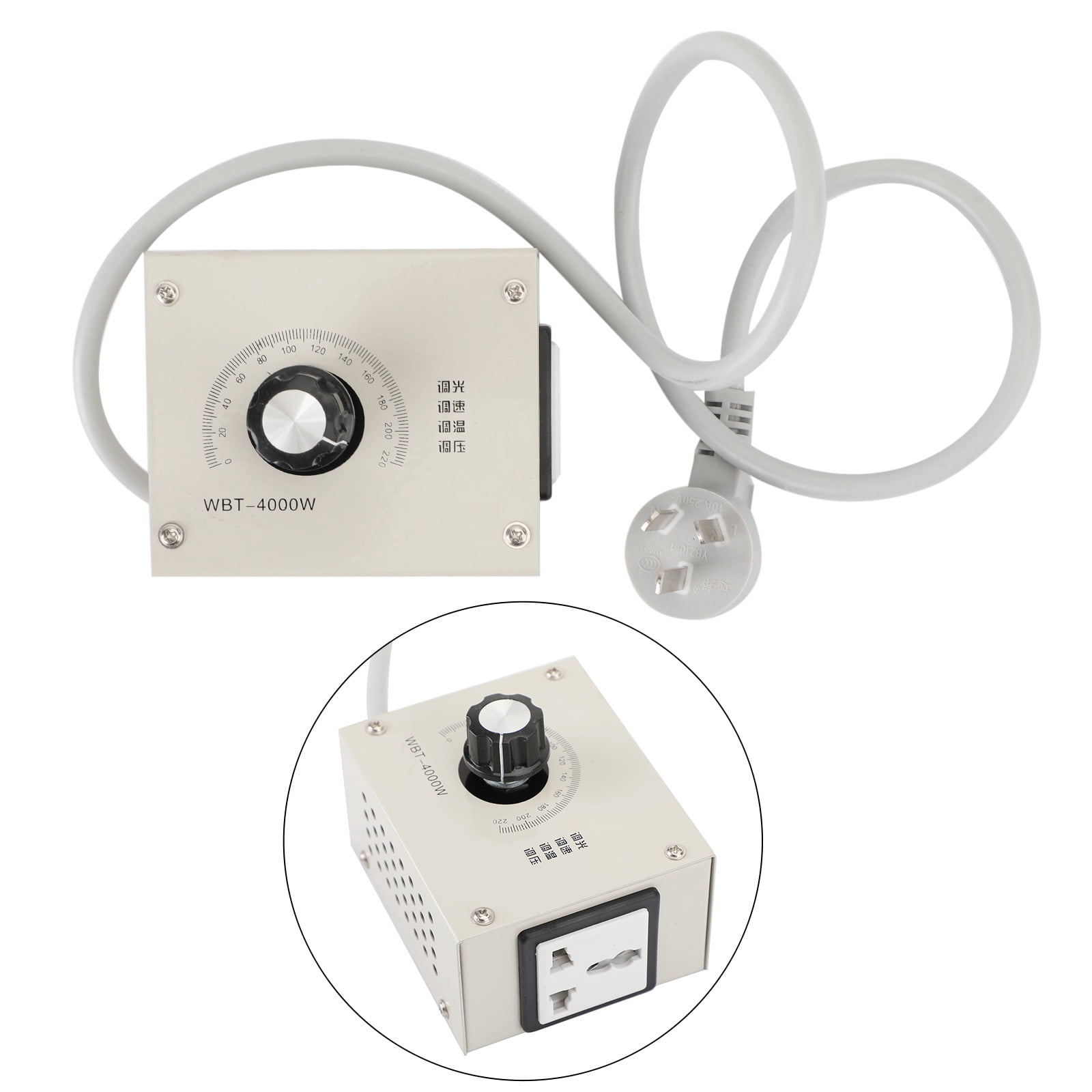 Motor Genic 4000W AC 220V Variable Voltage Controller for Fan Speed ...