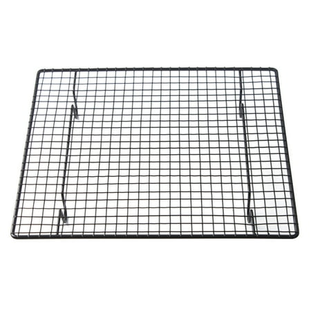 Carbon Steel Wire Grid Cool Rack BBQ Cake Cooling Shelf Nonstick Pie ...