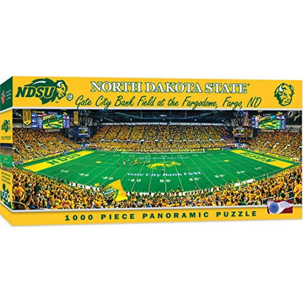 MasterPieces NCAA Panoramics 1000 Puzzles Collection - North Dakota ...
