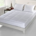 Cottonlux 500TC All Cotton Overfilled Self Cooling Mattress Bed Cover ...