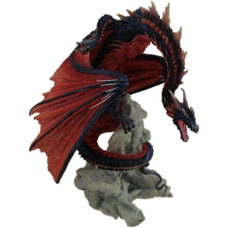 Andrew Bill Bloodfire Hand Painted Red Dragon Statue - Walmart.ca