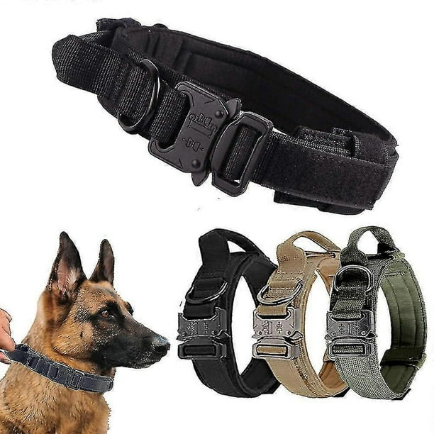 Thick Tactical Dog Collar Military Dog Collar Police Dog Training ...