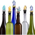 40Pieces Blank Bottle Stopper with Threaded Post Metal Wine Stopper ...