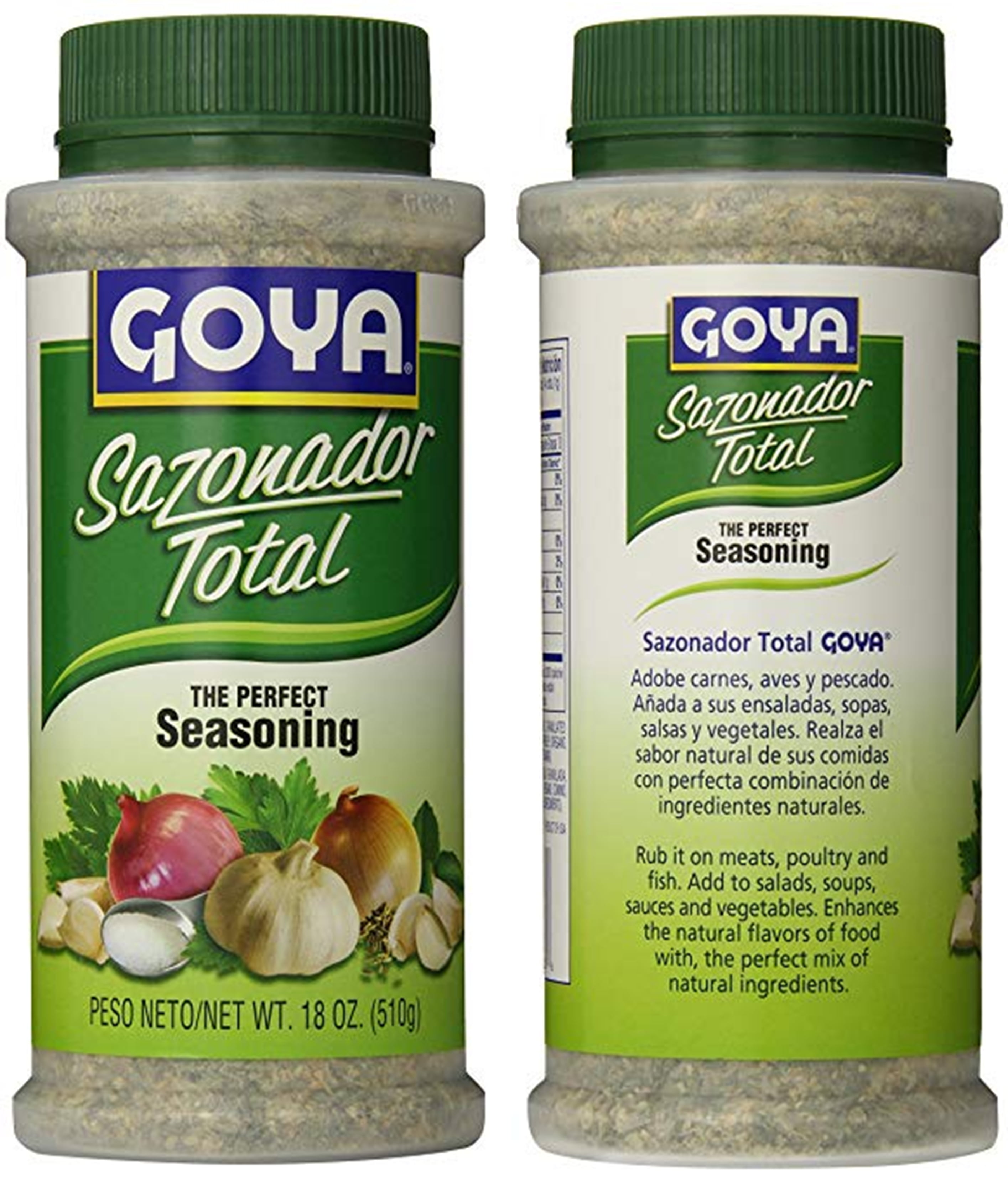 Goya Sazonador Total Seasoning, 18 Oz (Pack of 2) - Walmart.com