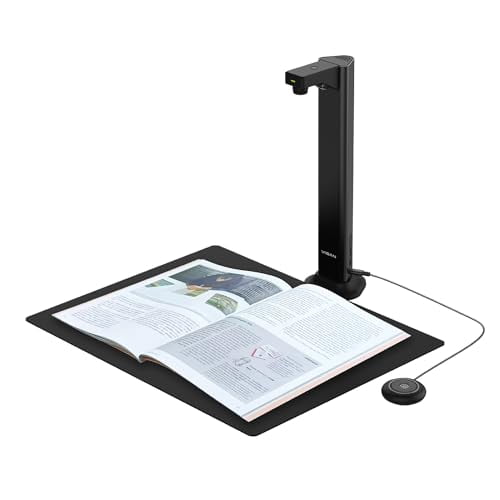 Escáner de libros innovador VIISAN DL24, cámara de documentos de 24 MP ...