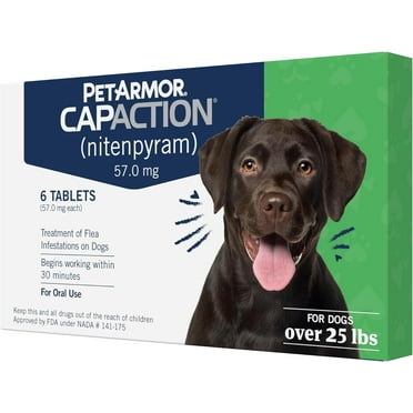 PetArmor FastCaps (Nitenpyram) Oral Flea Tablets for Small Dogs and ...