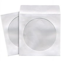 Maxell 190135 - White CD/DVD Disc Sleeves, Slide Insert Style, 50-Pack ...