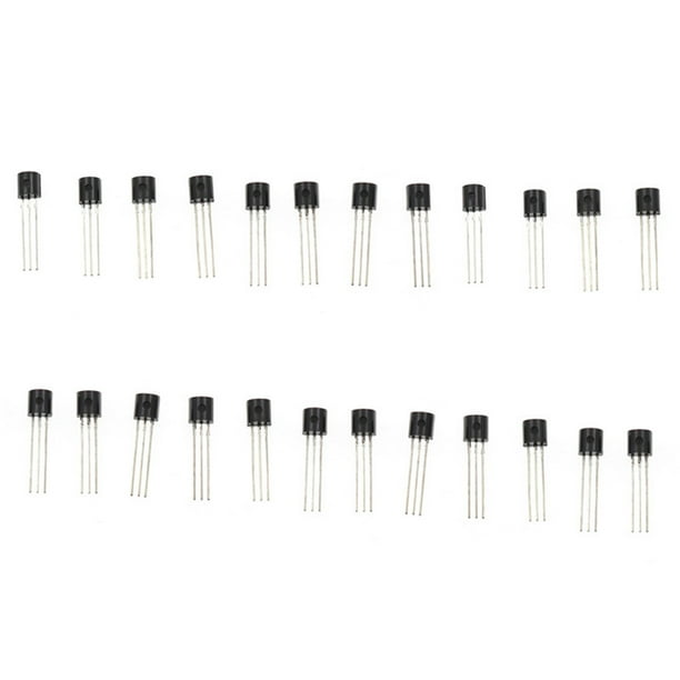 Destyer 900 Pieces/Set Plastic Triode Transistor Detachable TO-92 ...
