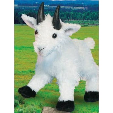 Douglas Toys Plush Baby Grey Goat Lil' Baby Handful Stuffed Animal, 6 ...