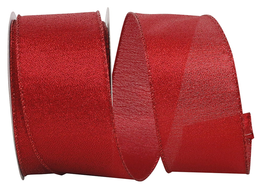 Reliant Ribbon - 93322W-065-40H, Sparkle Metallic Display Wired Edge ...