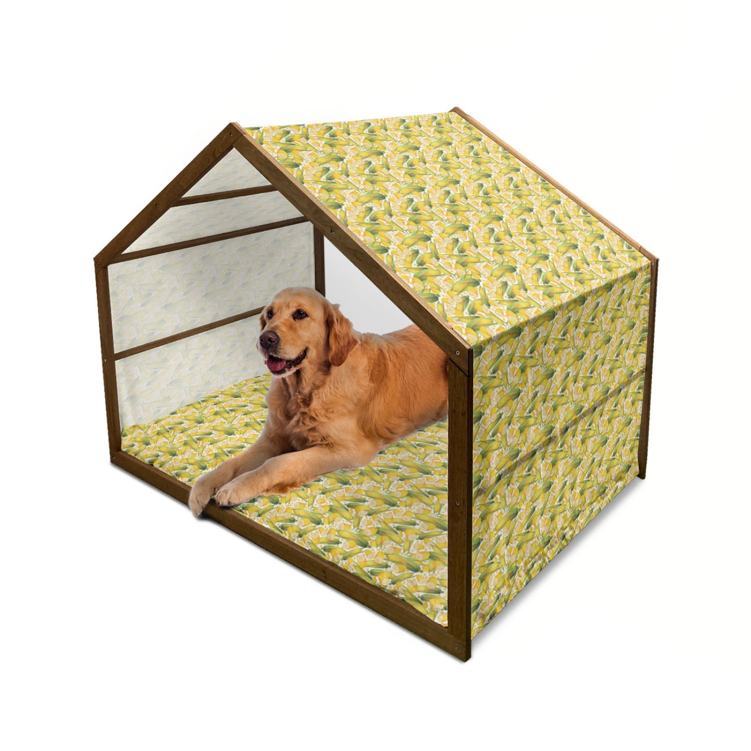 Corn Pet House, Vegetable Organic Food Realistic Illustration Yellow ...