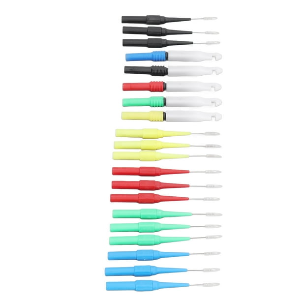 Test Probes Pin, Banana Probe Pins Back Probe Pin Set 30VAC-60VDC Wire ...