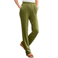 Chic Women's Easy Fit Elastic Waist Pull On Pant - Walmart.com