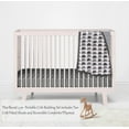 Bacati - Elephants White/Grey Mini Crib Bedding Set - Walmart.com