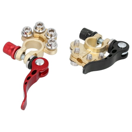 Peahefy 4 Way Battery Terminal Connector,Battery Terminal 4 Way ...