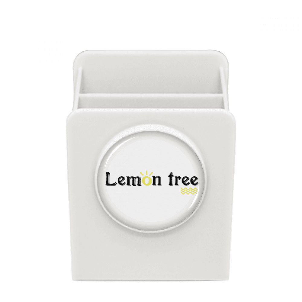 s Words Lemon Tree Art Deco Fashion Desk Pencil Holder Cup Pen ...