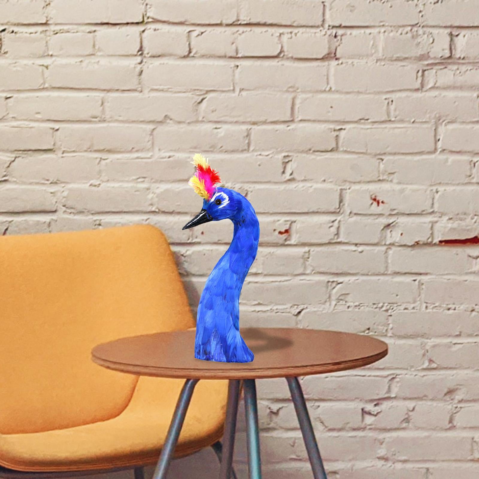 Feather Statue Sculpture Head Model for Cabinet, Home, Living Room ...