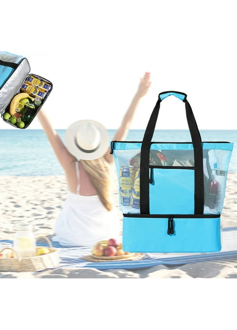 Disketp Sunflowers Large Capacity Beach Bag, Waterproof Sandproof Beach ...