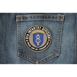 8th Infantry Division Pathfinder Patch - 3x3 inch. Embroidered Iron on ...