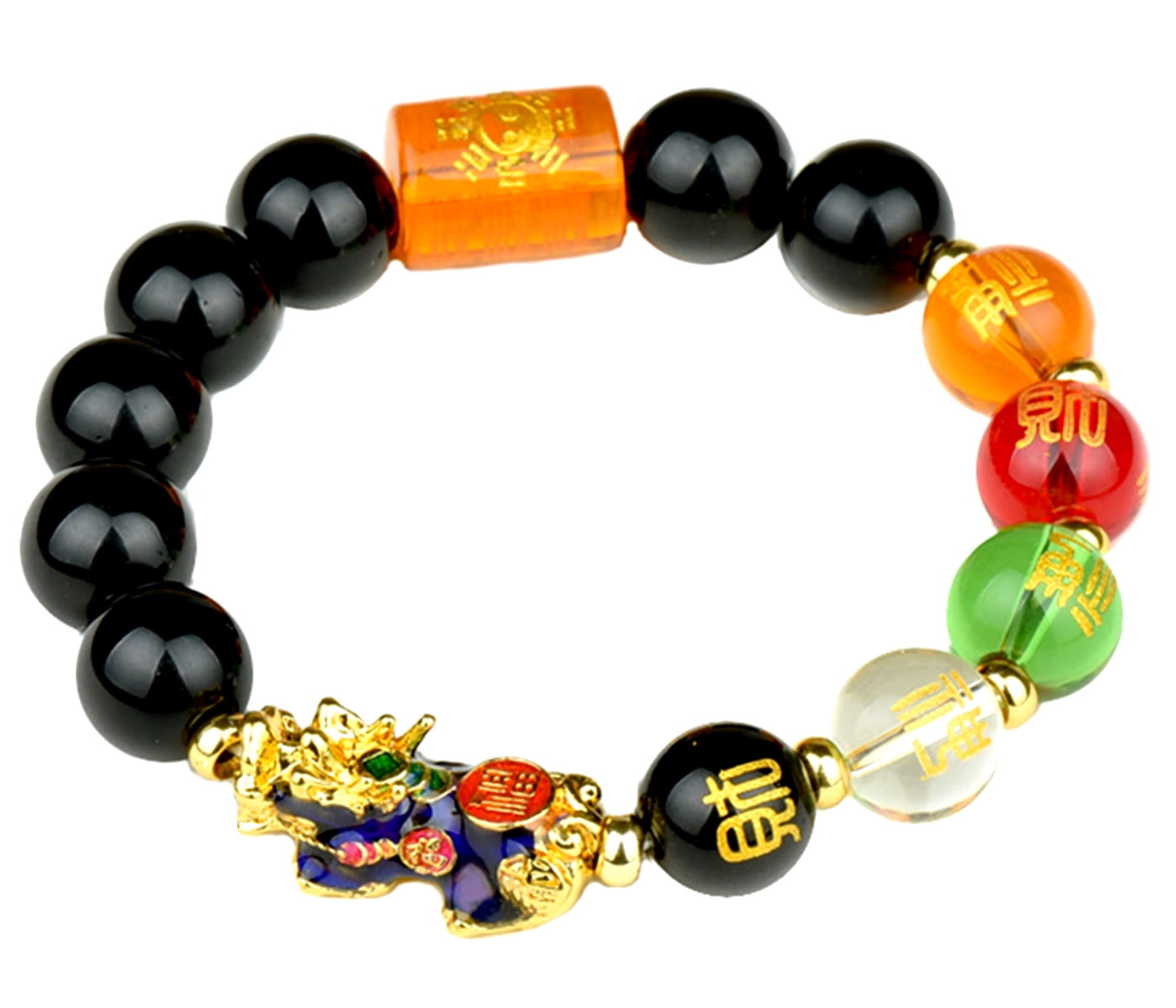 Feng Shui Handmade Pi Yao Pi Xiu Bracelet Amulet for Protection and ...
