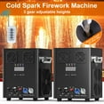 2Pack Cold Spark Machine DMX Firework Machine 3-16ft Adjustable for ...