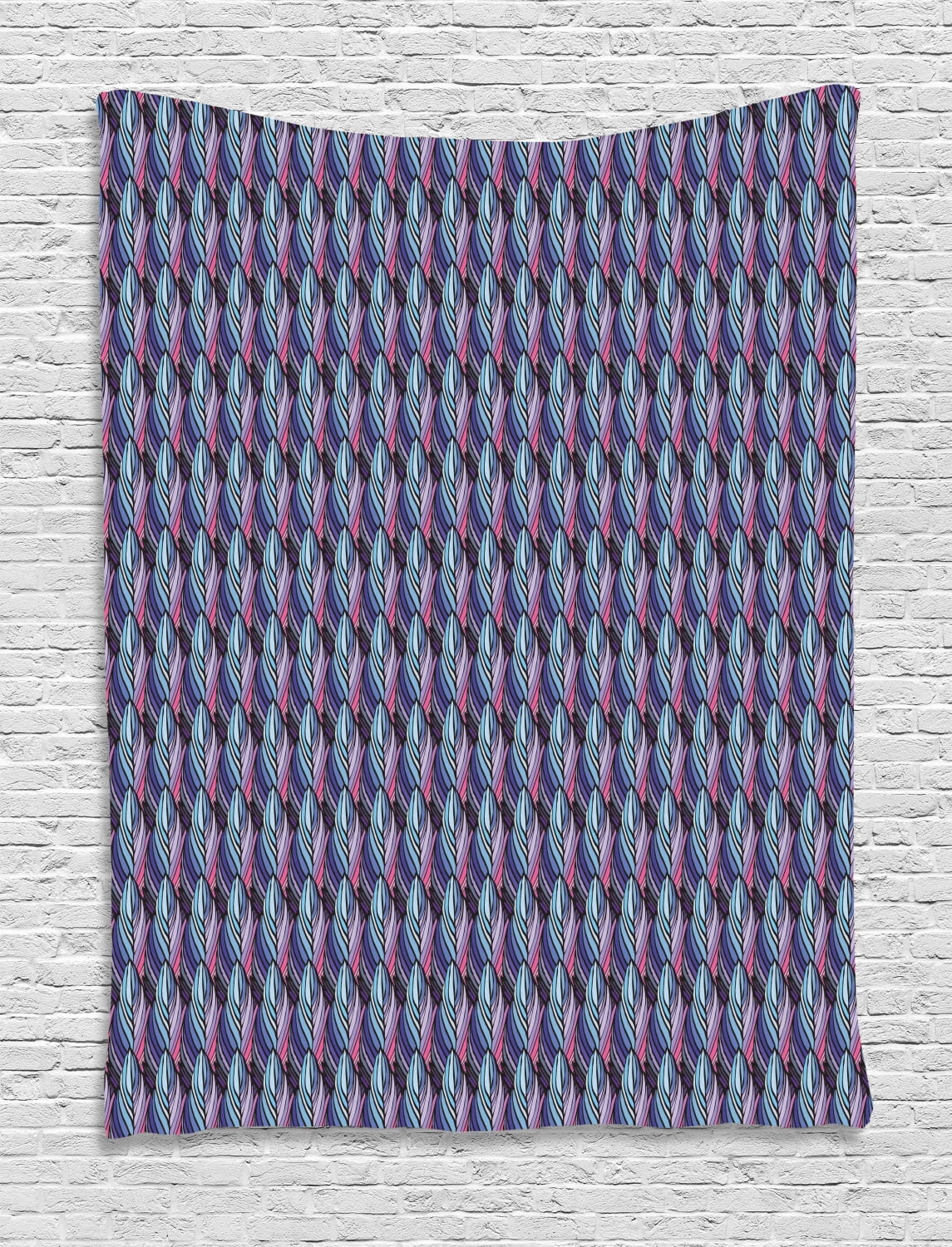Abstract Tapestry, Illustration of Colorful Striped Shapes Resembling ...