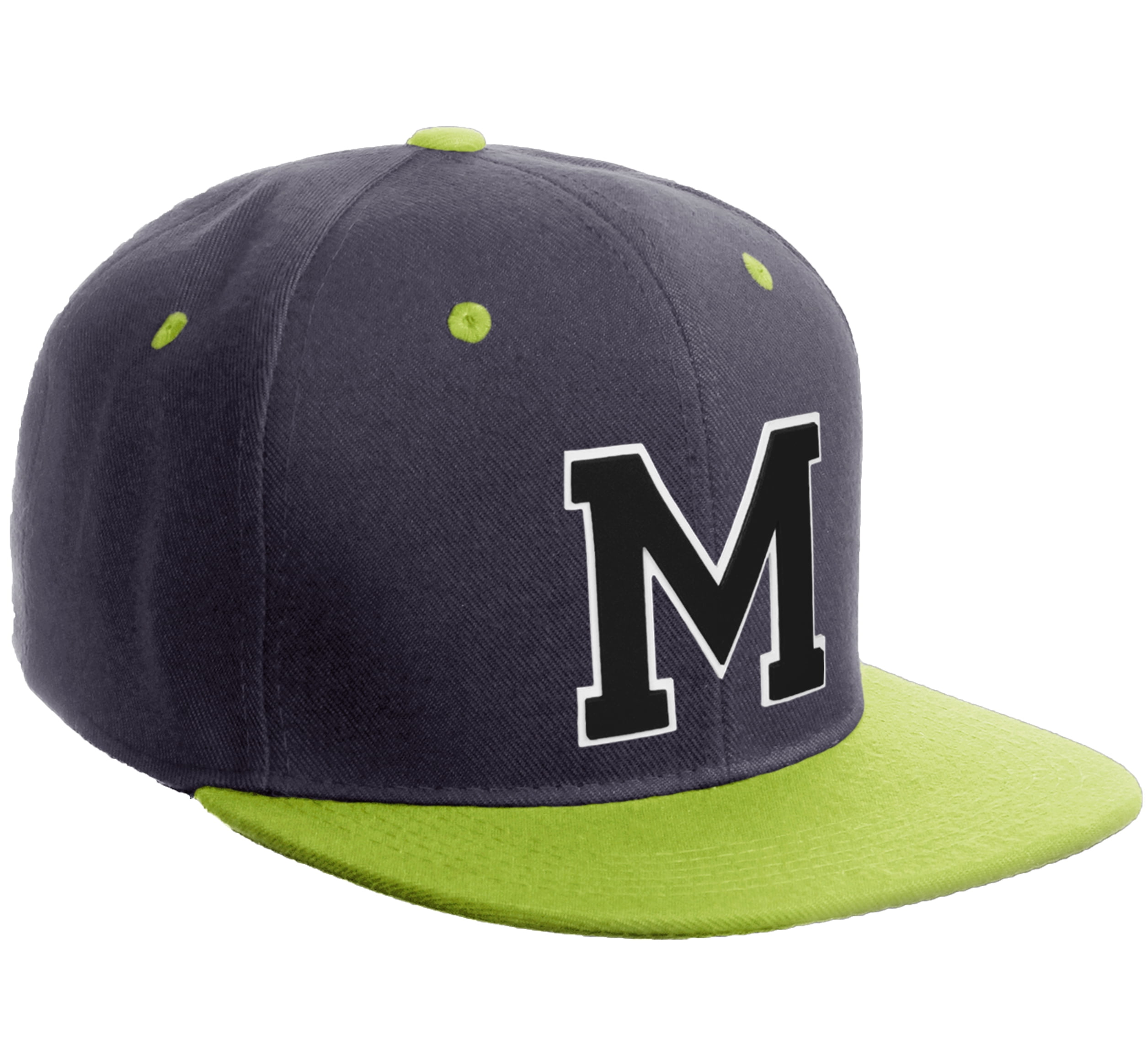 Daxton Classic Snapback Hat Custom A to Z Initial Varsity Letters ...