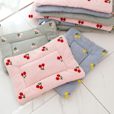 GustaveDesign Pet Sleep Mat, Warm Fleece, Reversible, Crate Bed, Kennel ...