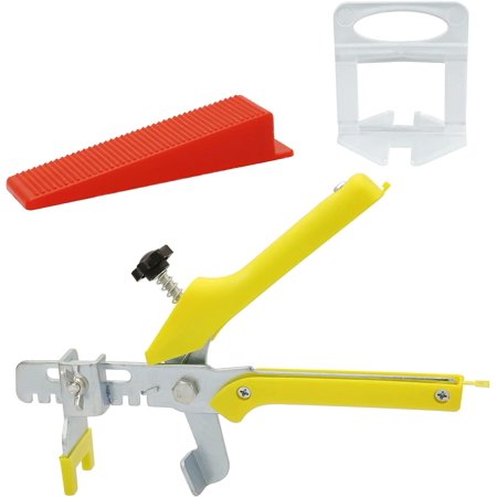 SICED Tile Leveling System - 300 x 2mm Spacer Clips & 100 x Tile Wedges ...