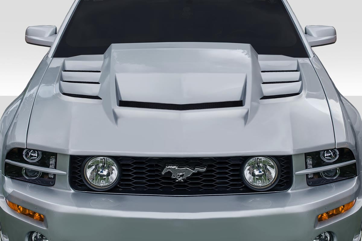 Duraflex Ford Mustang 2005-2009 Interceptor Hood - 1 Piece, High ...