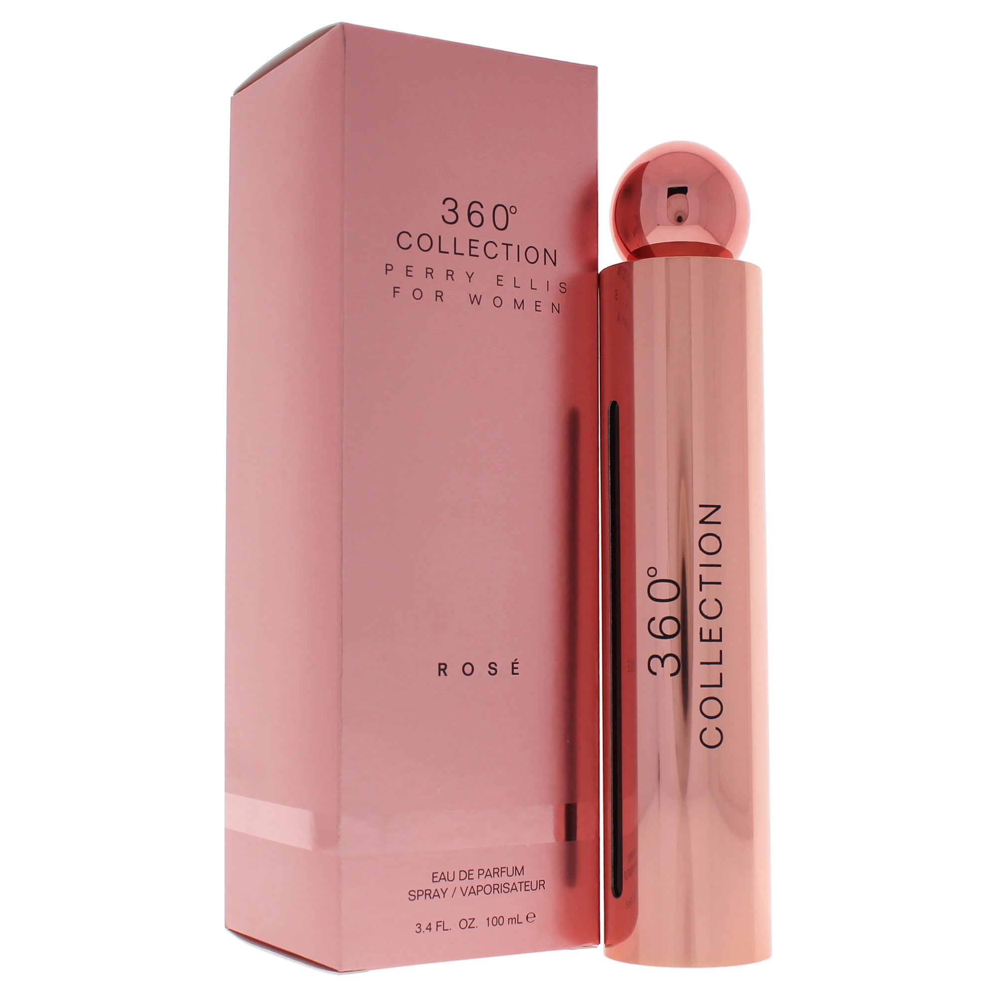 360 Collection Rose By Perry Ellis For Women - 3.4 Oz Edp Spray 3.4
