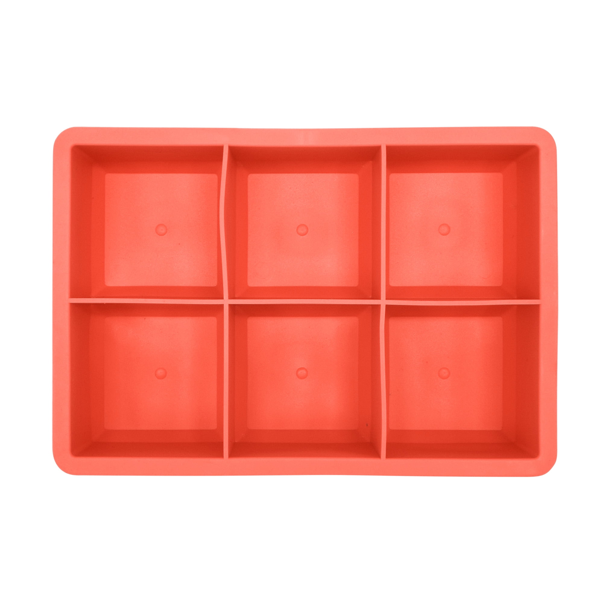 Click here for Mainstays Jumbo 2 Paprika Red 6-Cavity Silicone Ic... prices