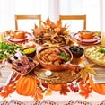 Chenran-3 Pcs Fall Tablecloth Plastic Thanksgiving Disposable ...
