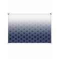Abstract Texture Sun Shade Sail 6.5'X10' Classic Navy Blue Gradient ...