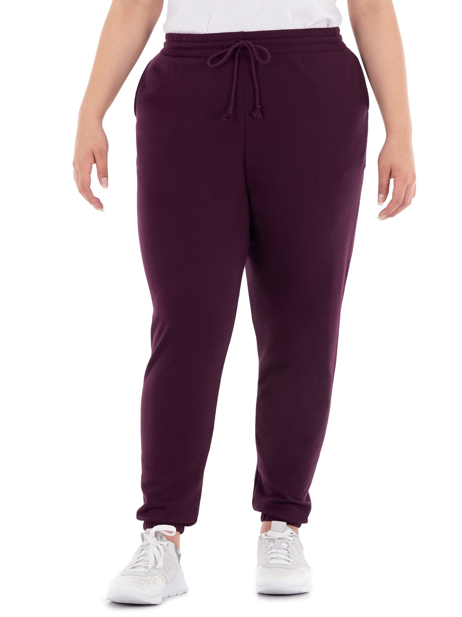 Terra & Sky Women's Plus Size Fleece Sweatpant - Walmart.com