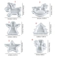 Detailed Christmas Mold with Easy Release Silicone Craft for Resin ...