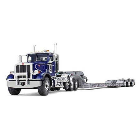 First Gear FIR10-4071 Peterbilt Model 367 in Blue & Silver with Tri ...