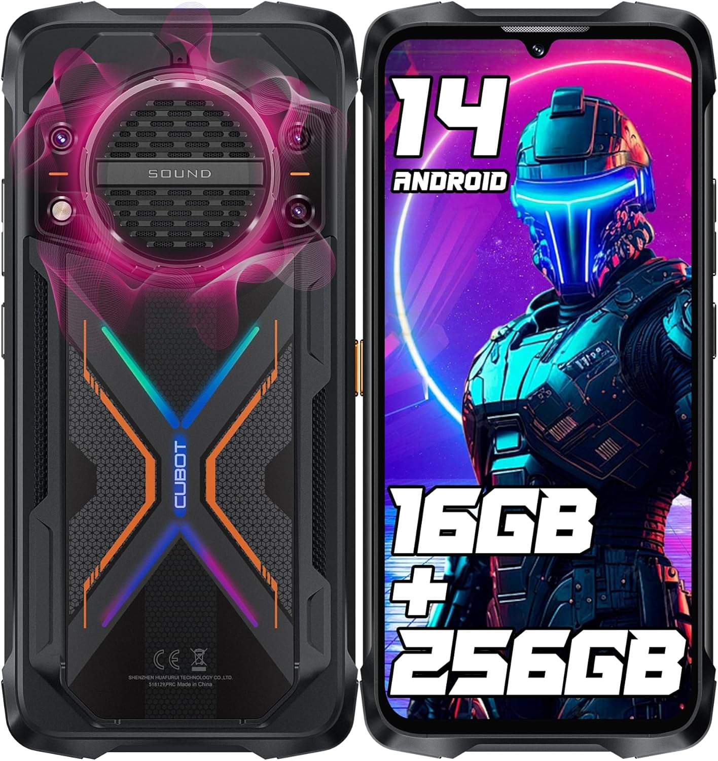 Teléfono móvil CUBOT Kingkong Power 3 16 GB+256 GB 10200 mAh 17 cm ...