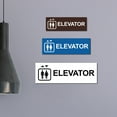 Basic Elevator Sign (Blue) - Medium - Walmart.com