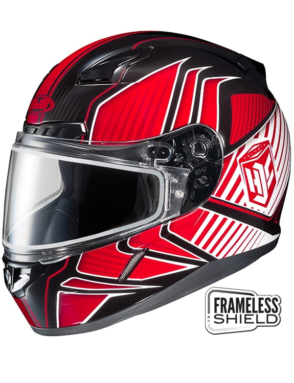 HJC CL-17 Redline Snow Helmet Red Md 57-19514 - Walmart.com