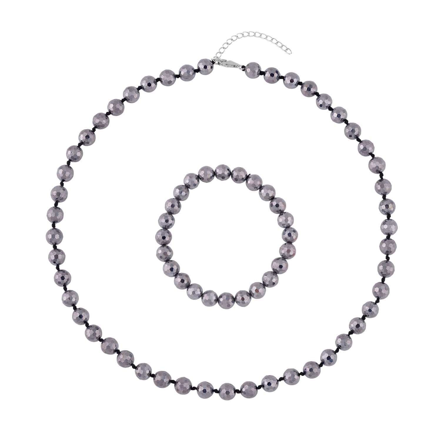 Shop LC Terahertz Trapezoid Beads 925 Sterling Silver Rhodium Plated ...