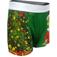 MJC Mens Dr. Seuss The Grinch and Max Christmas Boxer Brief (Small ...